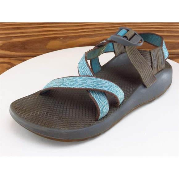 Chaco | Shoes | Chaco Size 7 Sandal Strappy Blue Synthetic Women M ...